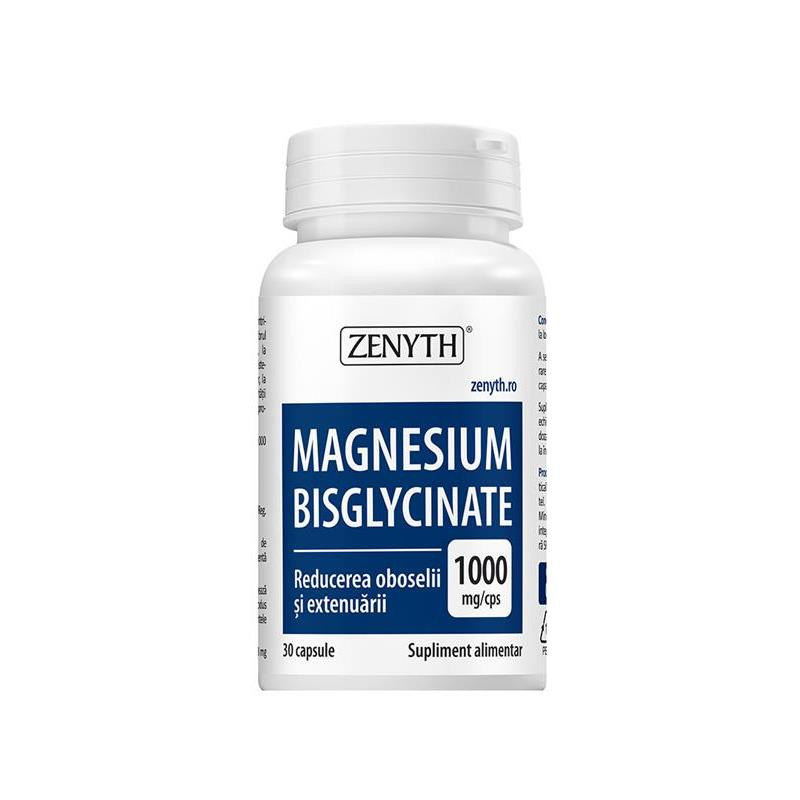 Magnesium Bisglycinate 30 capsule Zenyth | Remedius.ro