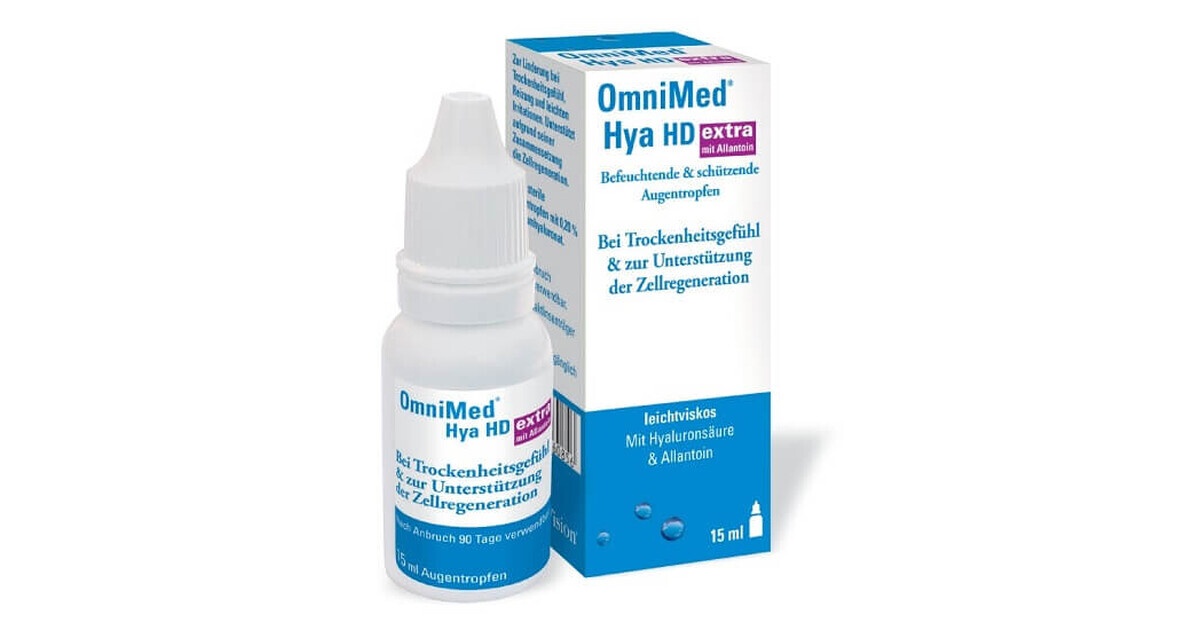 Picaturi oftalmice OmniMed Hya HD Extra 15 ml Omnivision | Remedius.ro