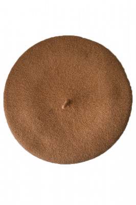 Basca dama French, de tip bereta, Bej