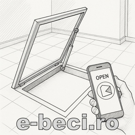 Automatizare pentru ușă subsol - trapă de beci electrica 250 Kg