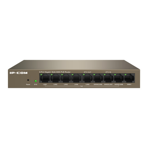 Router IP-COM 8 porturi Gigabit PoE+ 95W 1 port RJ45 Management M20-8G-PoE