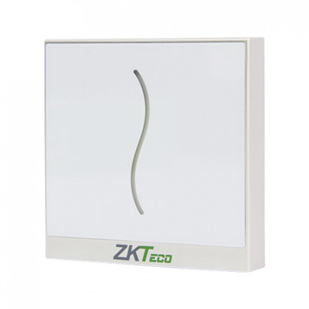 Cititor de proximitate ZKTeco RFID MIFARE 13.65Mhz, IP65, alb GL-ER ...