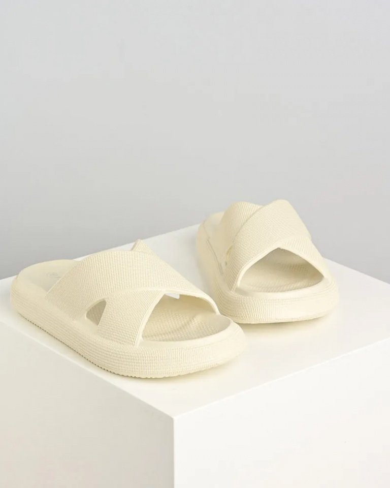 Gumene ženske papuče LP802400 bež