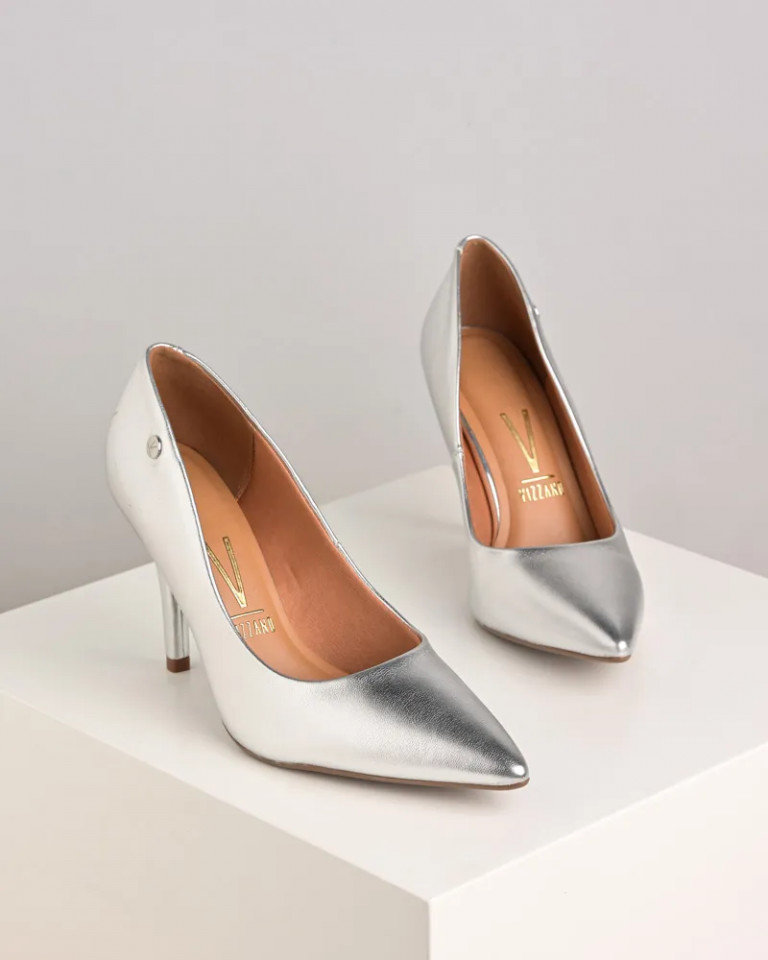 Cipele na štiklu 1184.1501.14710 srebrne