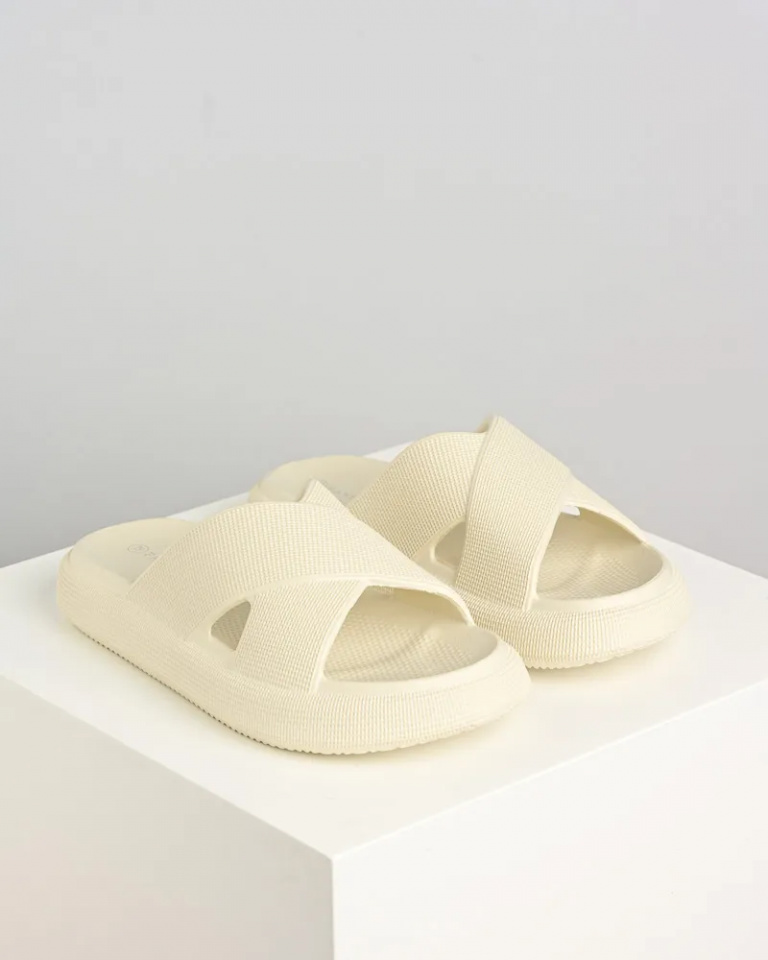 Gumene ženske papuče LP802400 bež