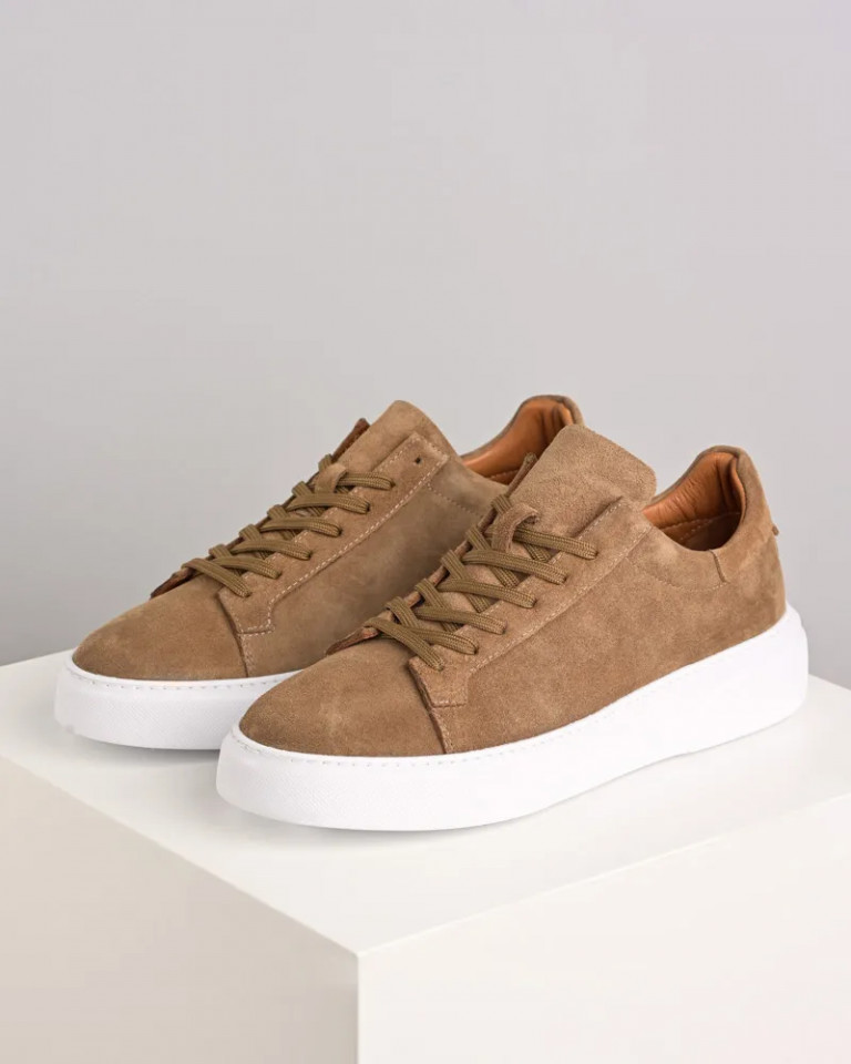 Kožne muške patike/cipele S502 kamel