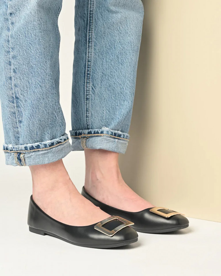 Ženske baletanke L022307 crne