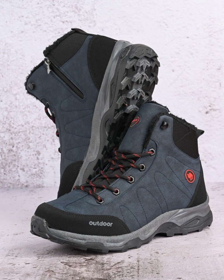 Duboke zimske cipele 4058 (brojevi od 45 do 47) teget