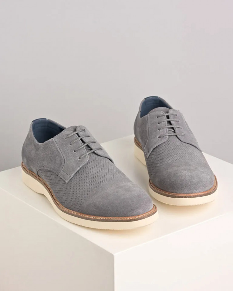 Kožne muške cipele M37A2400 sive