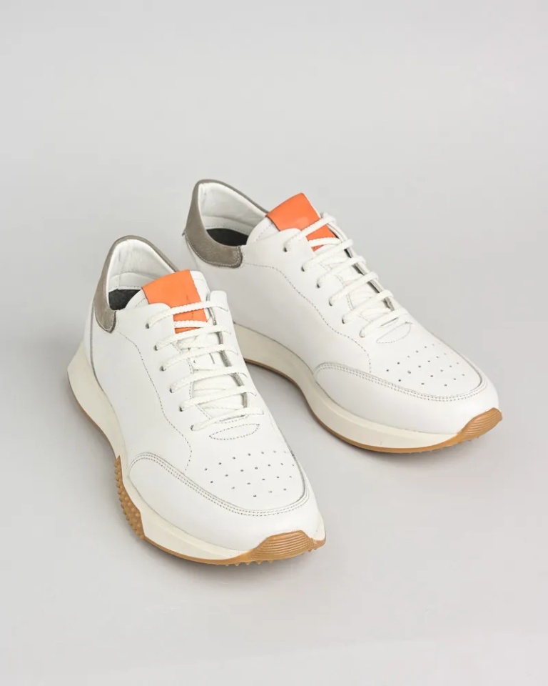 Kožne muške patike/cipele 3194 bele