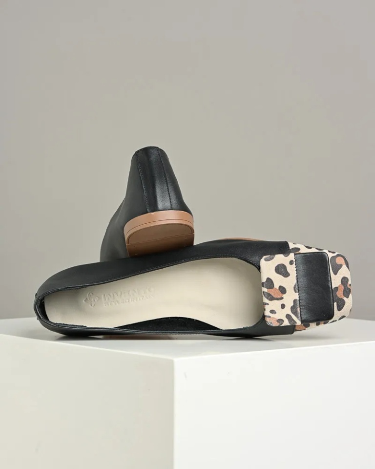 Ženske kožne baletanke 97590TK1 crne