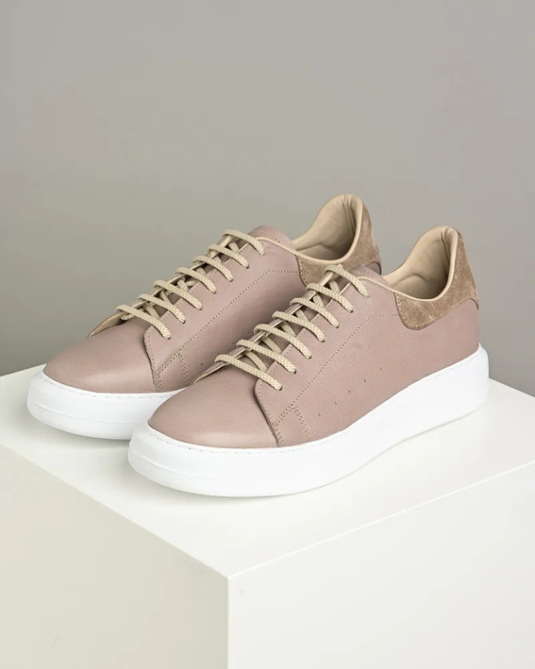 Kožne muške patike/cipele 0-35 bež