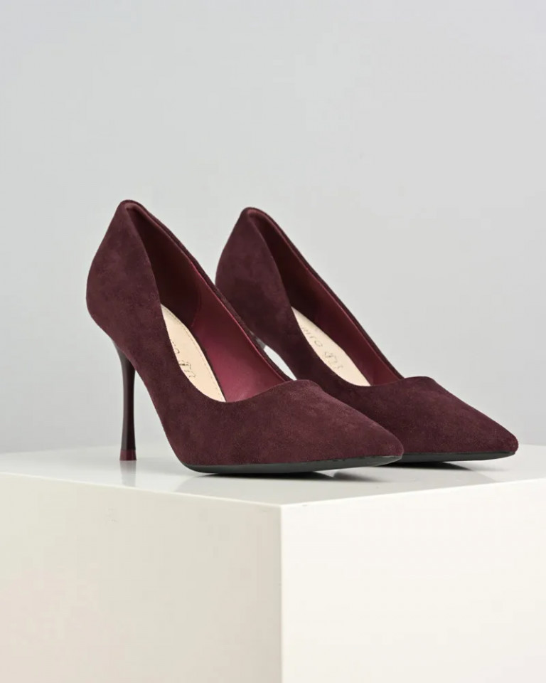 Ženske cipele na štiklu L242368 bordo