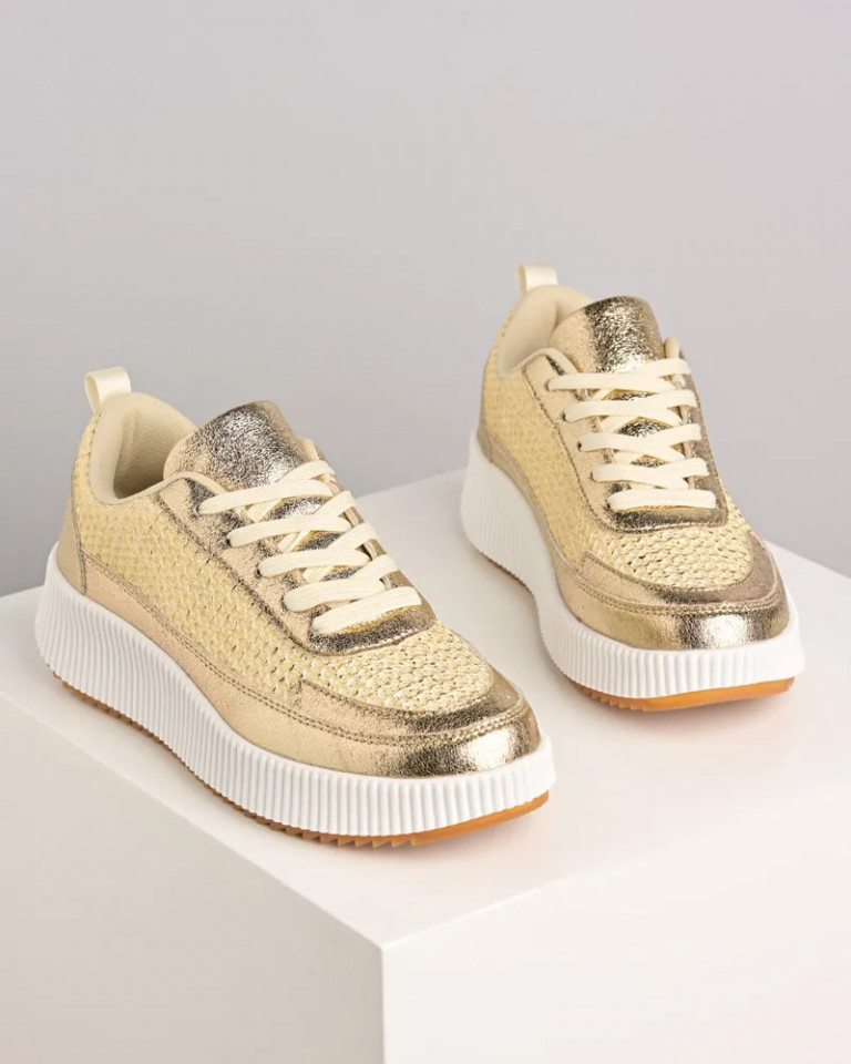 Ženske patike / cipele L402402 zlatne