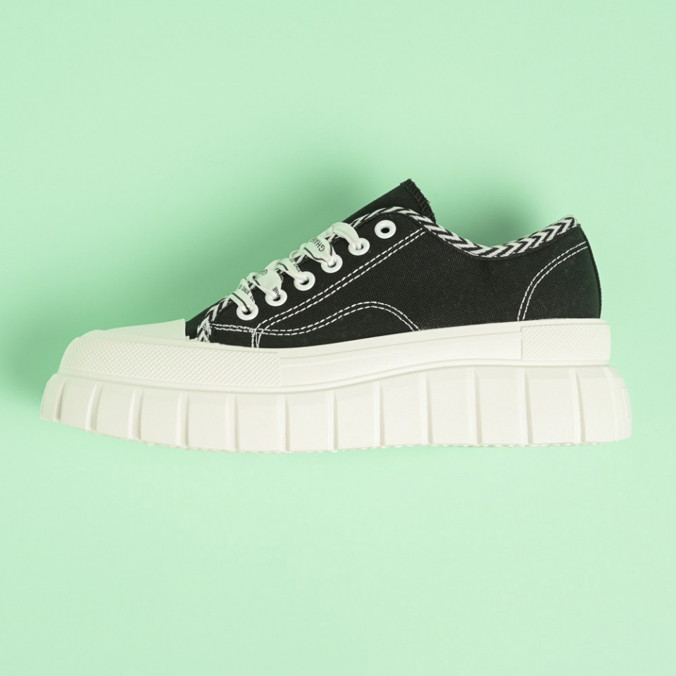 Ženske patike na debelom đonu L5301 bele