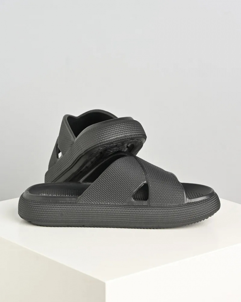 Gumene ženske papuče LP802400 crne