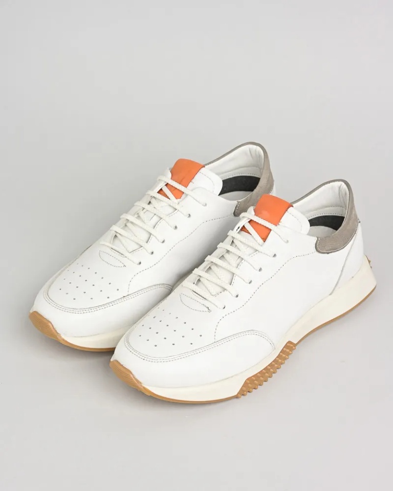 Kožne muške patike/cipele 3194 bele