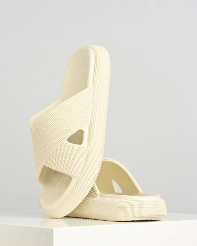 Gumene ženske papuče LP802400 bež