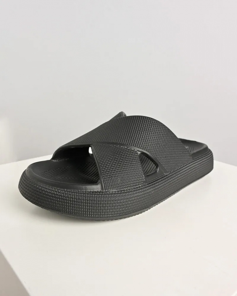 Gumene ženske papuče LP802400 crne