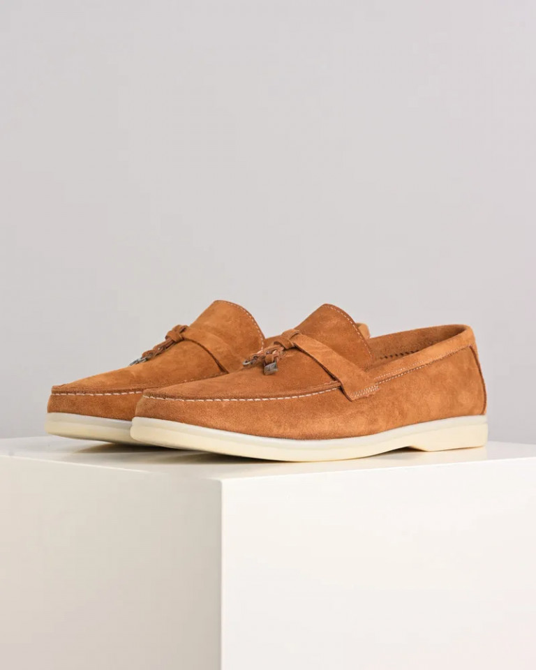 Muške kožne mokasine M301/15 kamel