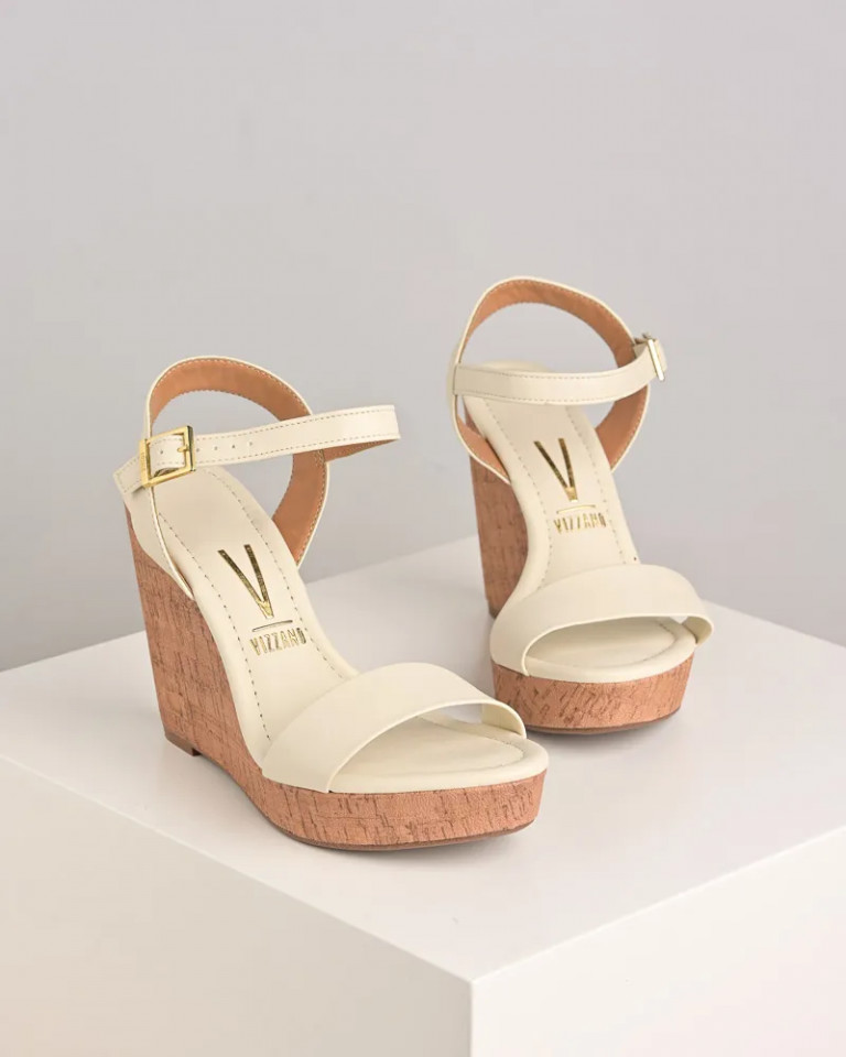 Sandale na platformu 6283.2000.21994 bele