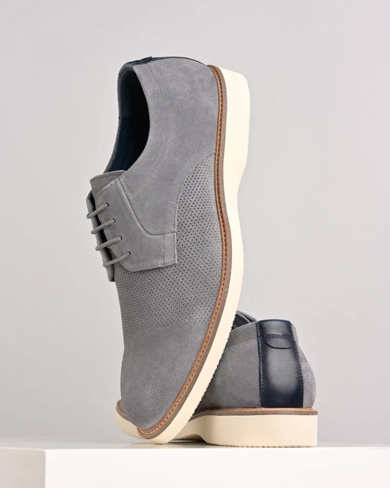 Kožne muške cipele M37A2400 sive