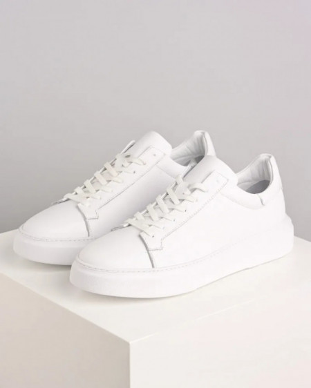 Bele kožne muške patike S502