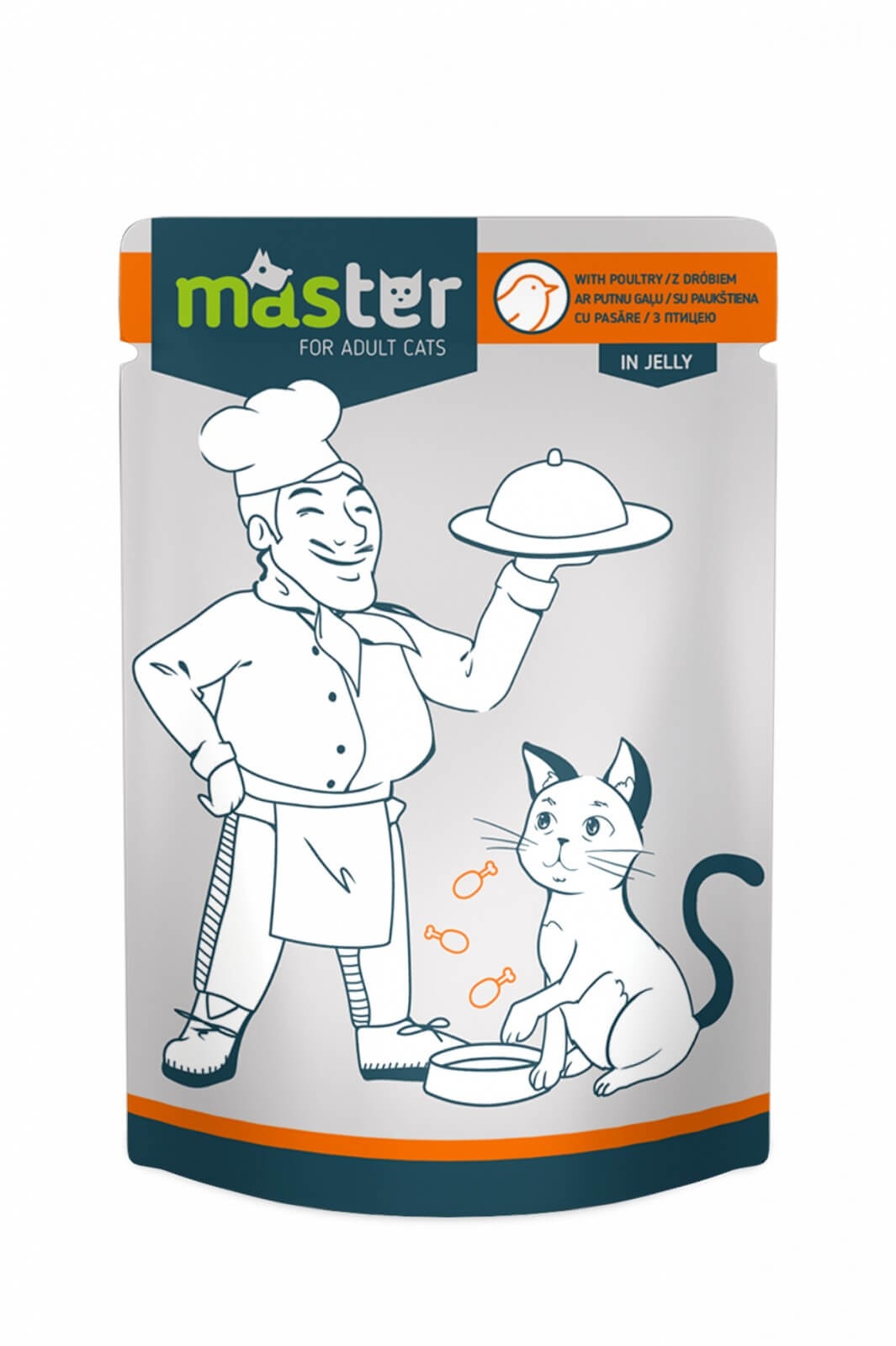 Master Cat - Hrana umeda profesionala - Pasare - 80g