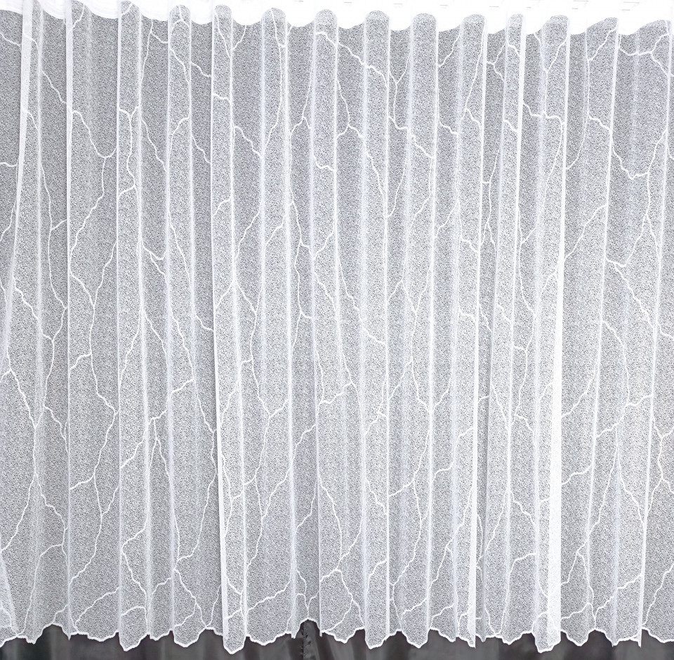 Perdea, model 60500V2, alb, H 2.40