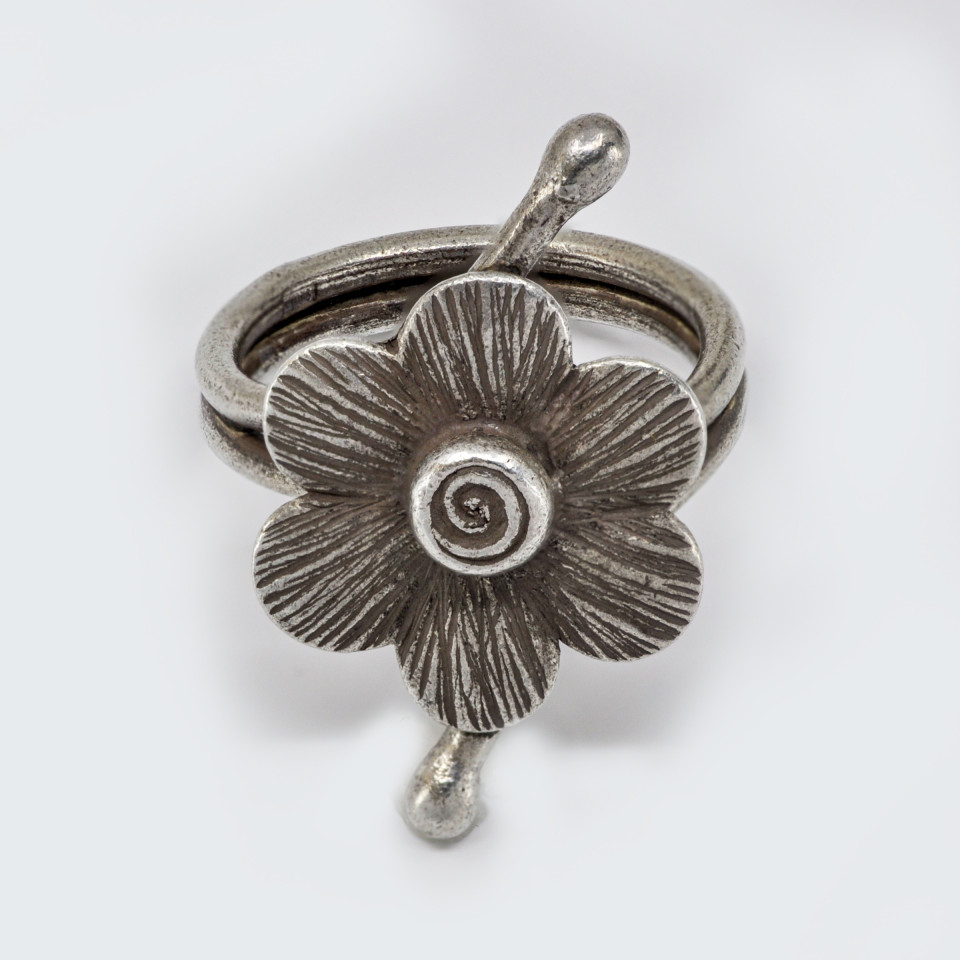 Inel Argint Lucrat Manual Mayura