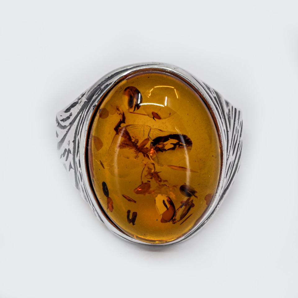 Inel Argint Chihlimbar Marta