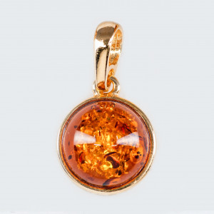 Set Argint Suflat Aur Chihlimbar Dot