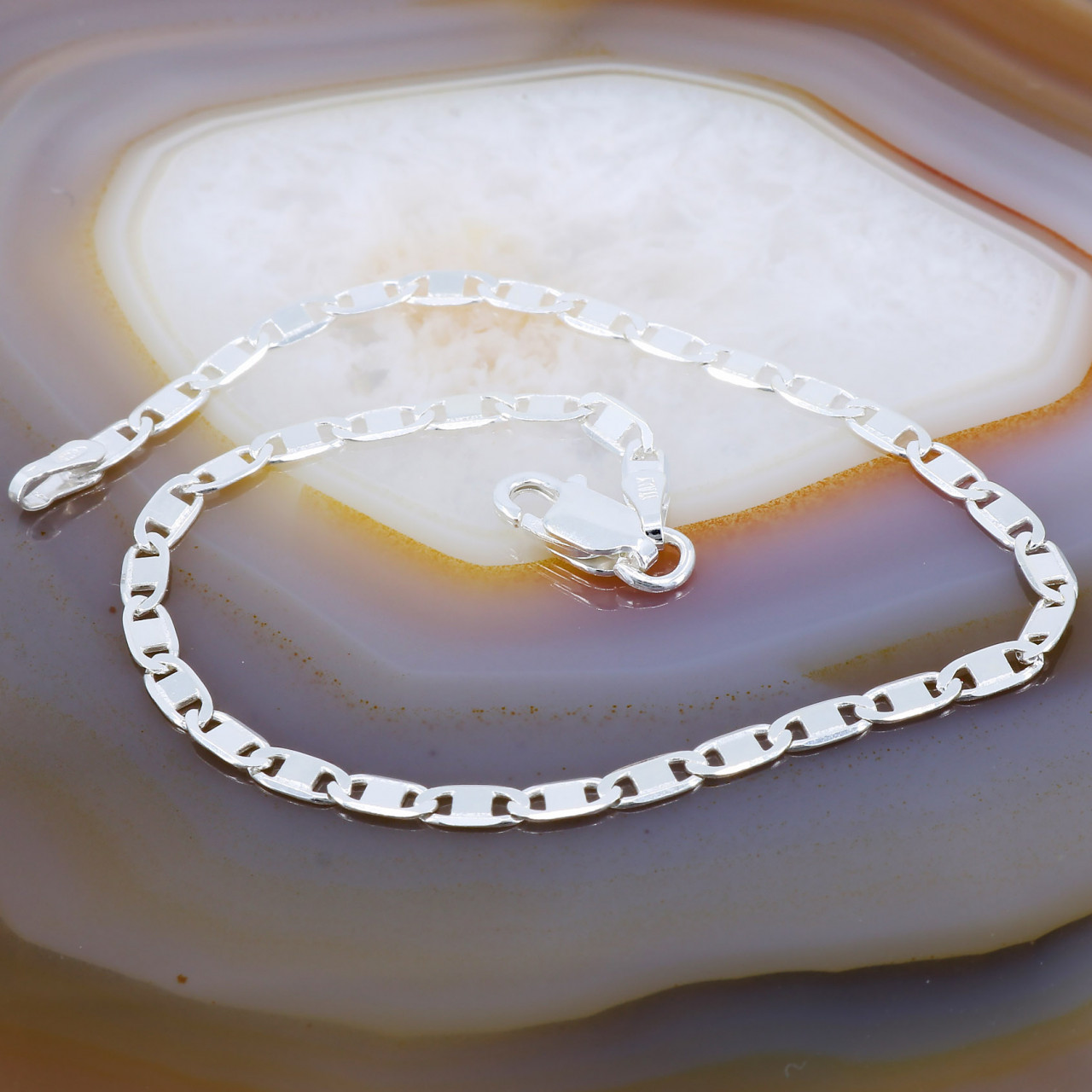 Bratara din Argint 925 model zale mici Plate c2178