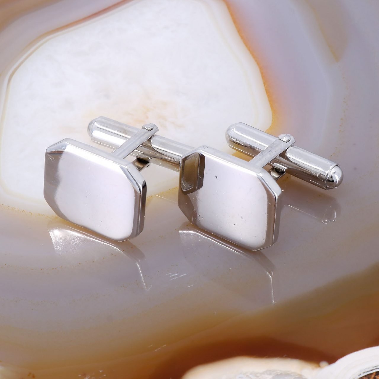 Butoni Reflexii Oglinda din Argint 925 c41