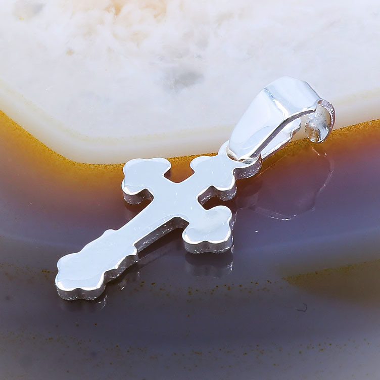 Pandantiv model Cruce Mica Clasica din Argint 925 1027