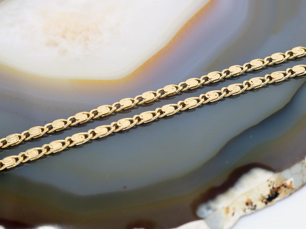 Lant Placat cu Aur 18K model Chain Snail Link 843