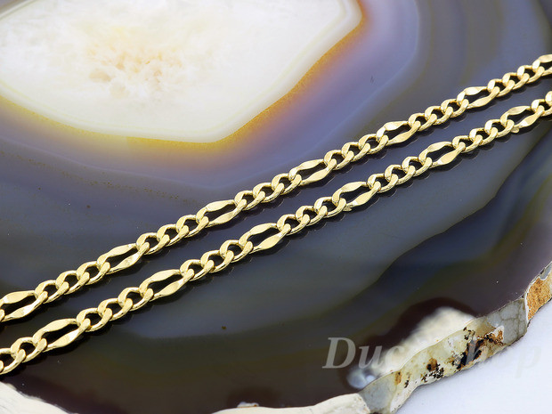 lant Placat cu Aur 18k, model Zale 3+1, cod 741