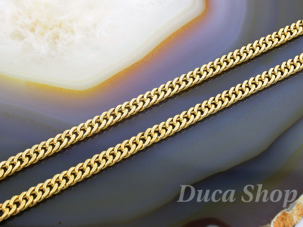 Lant Placat cu Aur 18k, model Zale, cod 625