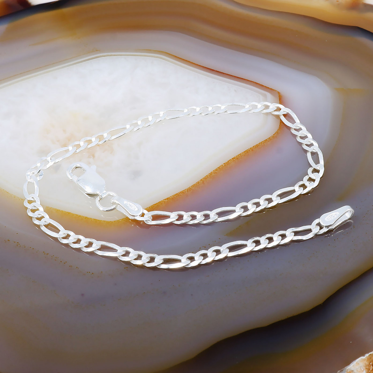 Bratara clasica din Argint 925 model zale tip 3+1 cod 2220