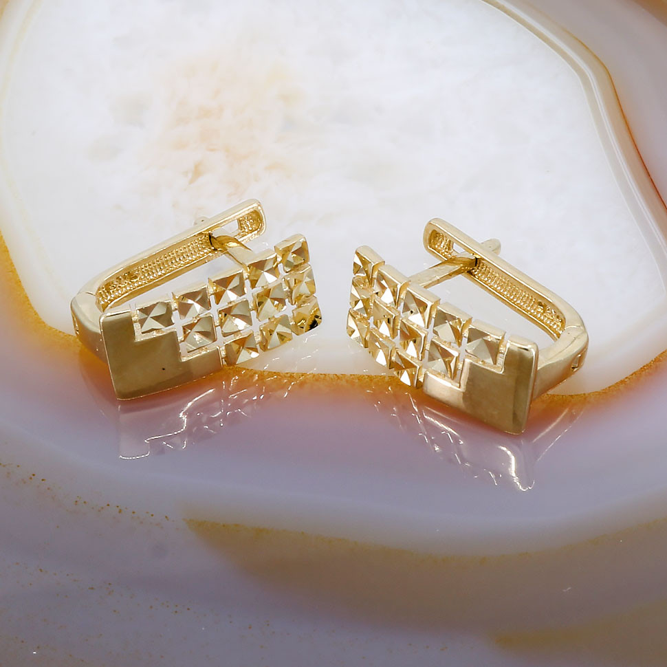 Cercei din Aur 14K 585 model Fantezie cod 496 Cercei din Aur 14K 585 model Fantezie cod 496