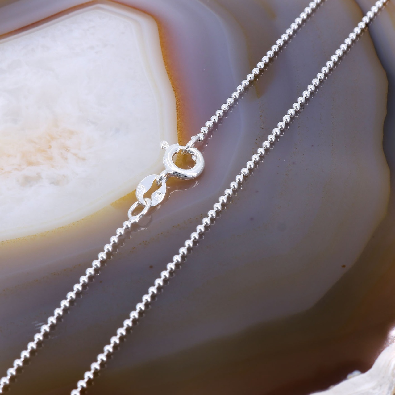 Lant model Clasic Bobite din Argint 925 c1562