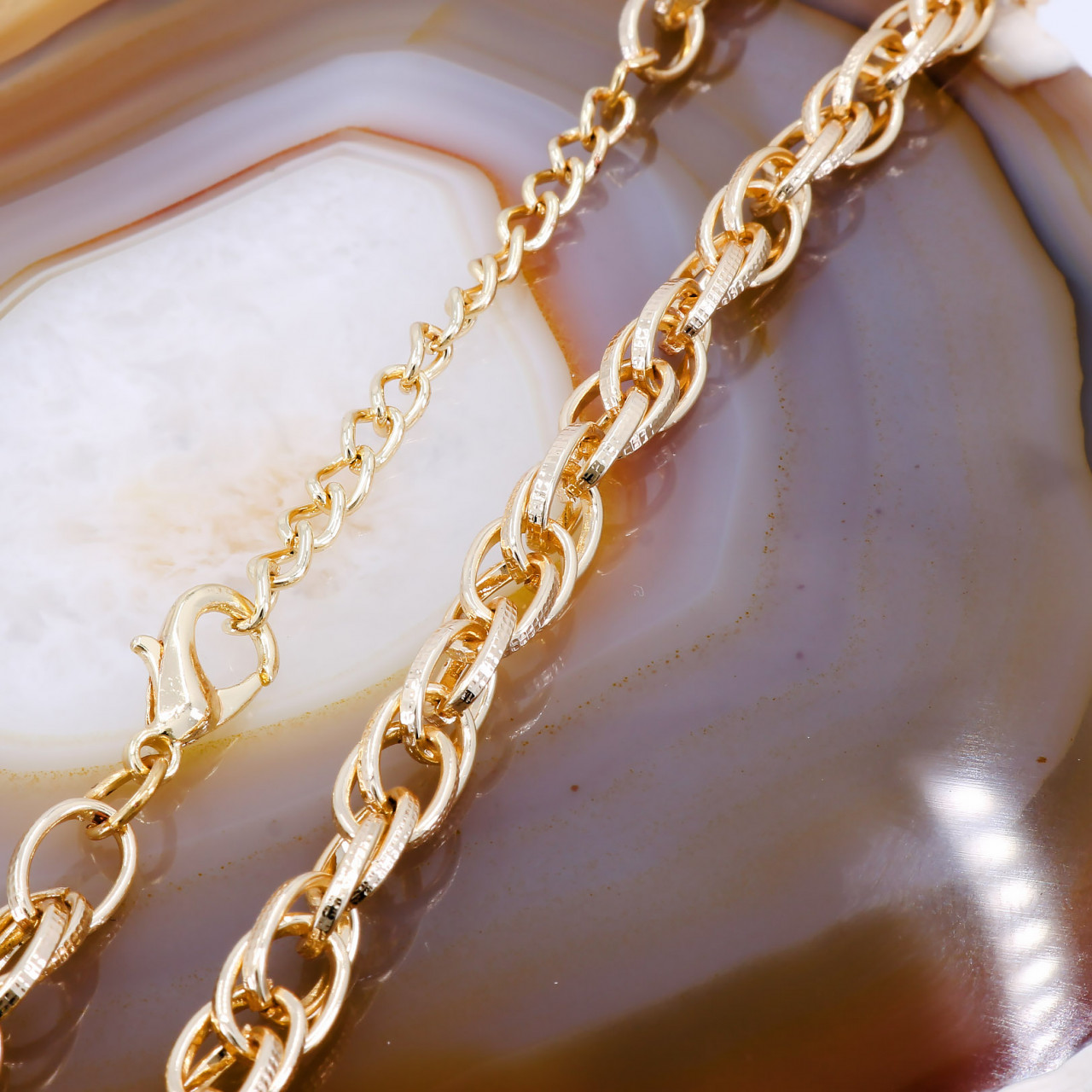 Lant Placat cu Aur model Fantezie c1105