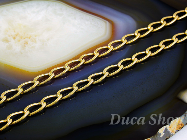 Lant Placat cu Aur 18k, model Zale, cod 639