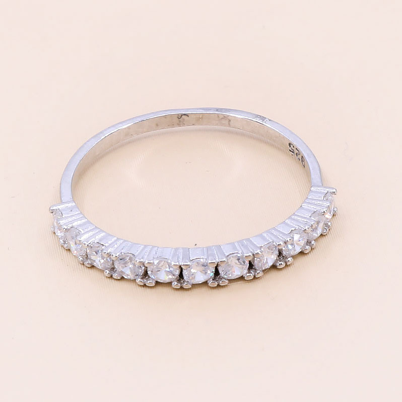 Inel din Argint 925 cu Cristale Zirconia Albe Clare c2604