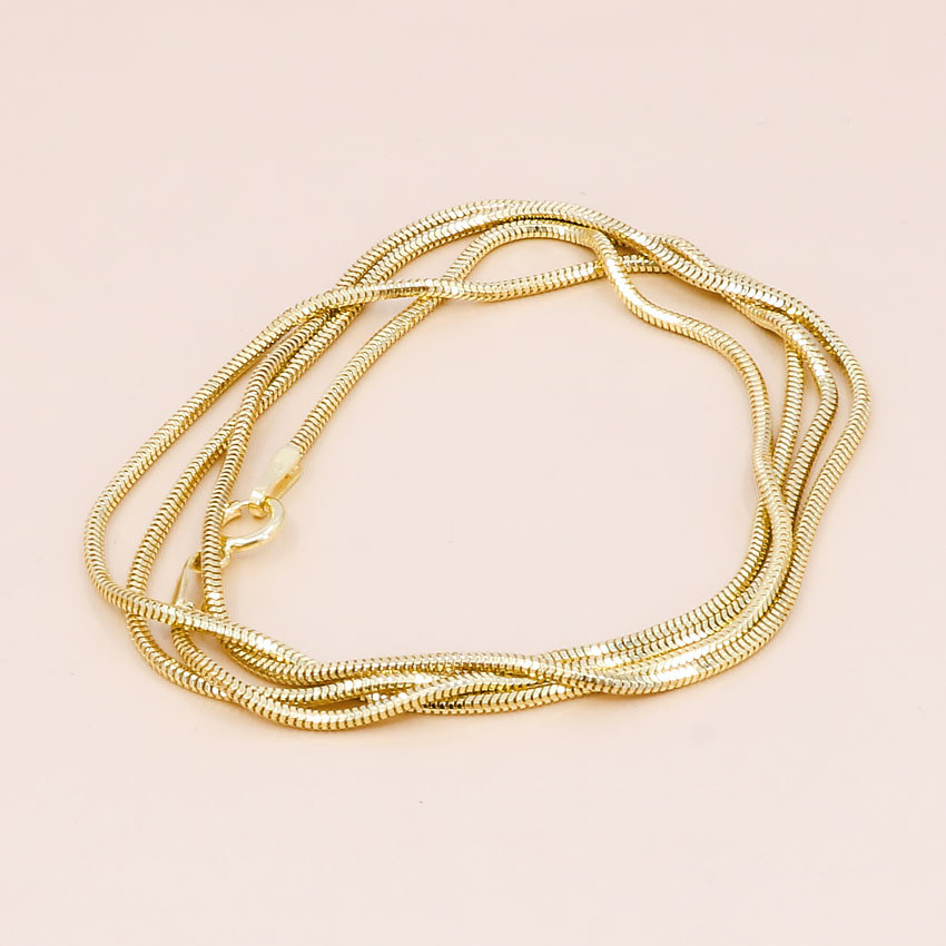 Lant Unisex de Aur Galben 14K 585 model Sarpe Snake c552