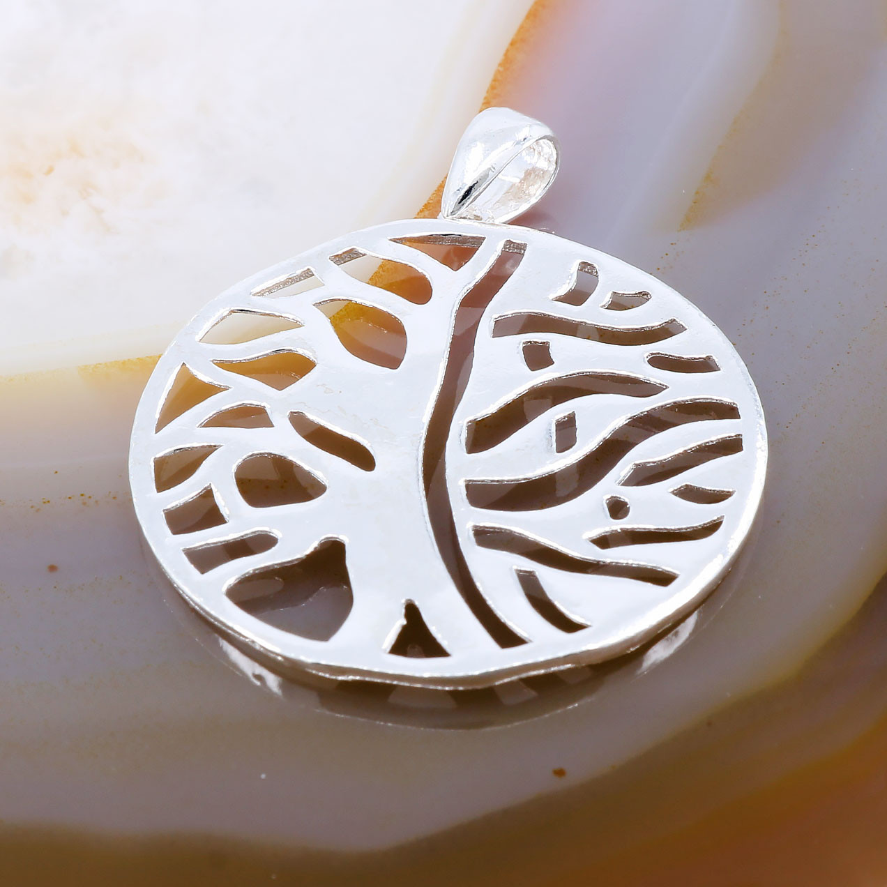 Pandantiv Rotund model Fantezie din Argint 925 cod 1083