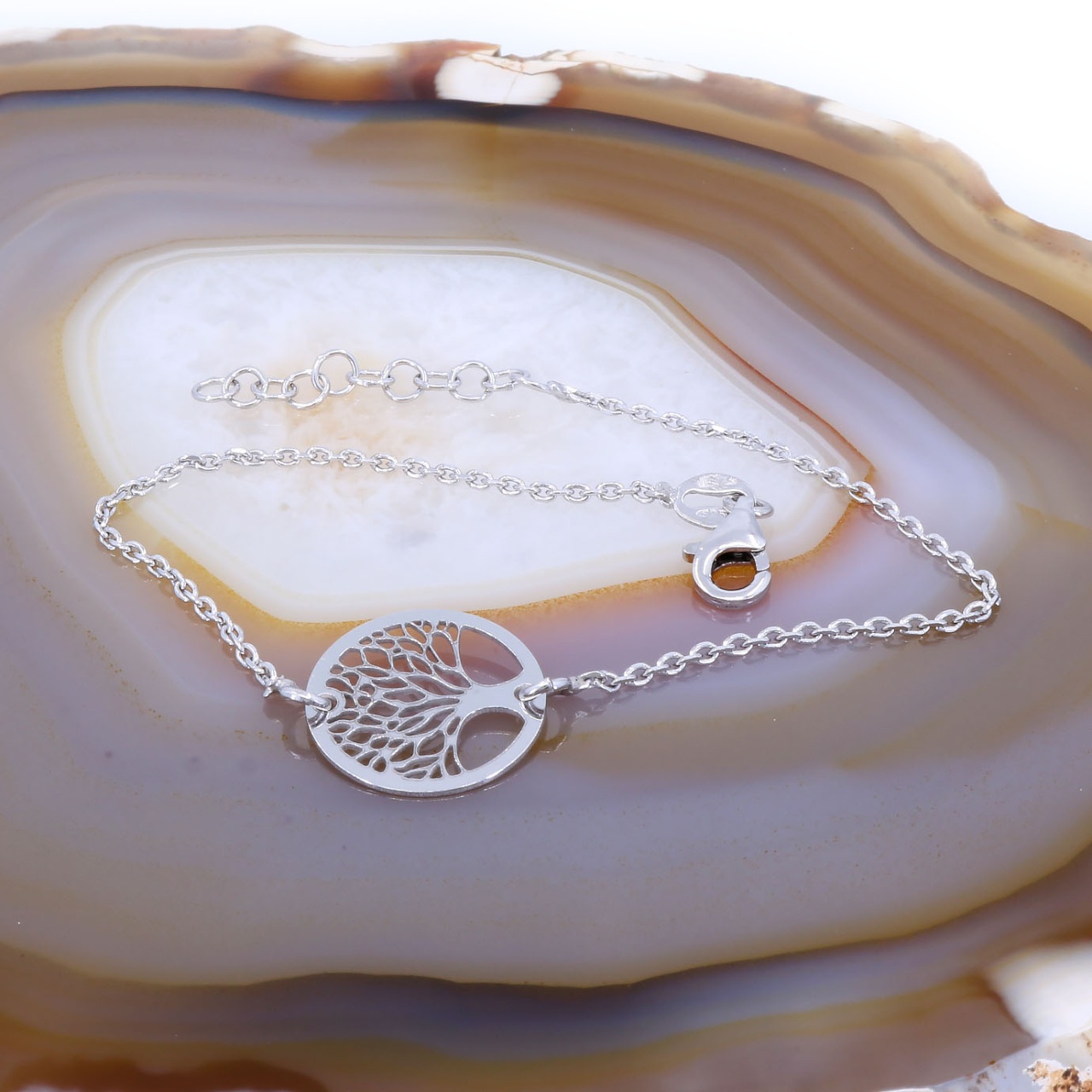 Bratara din argint 925 cu pandantiv copacul Vietii c2713