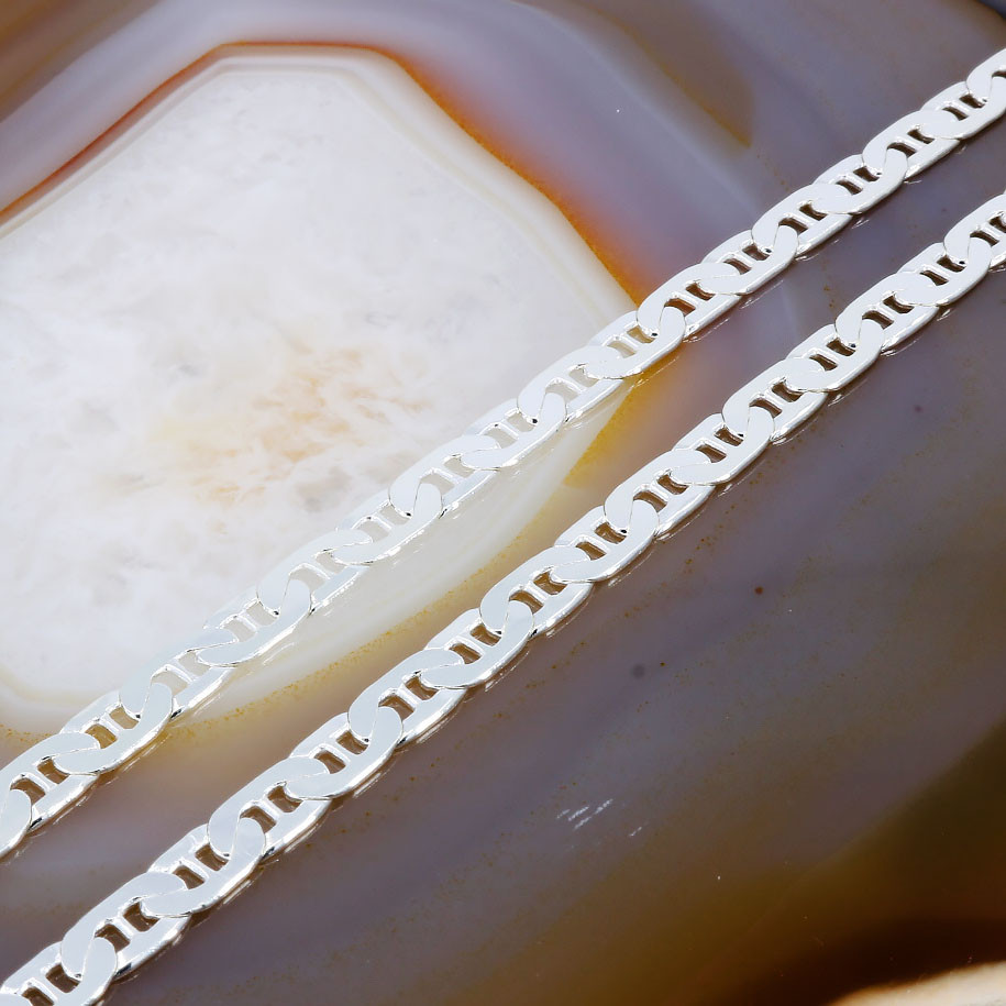 Lant de Argint 925 model zale mici plate tip 1+1 1180