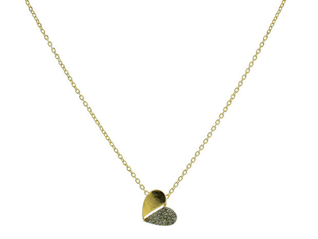 lant Placat cu Aur 18k, cu pandantiv Inima, cod 526