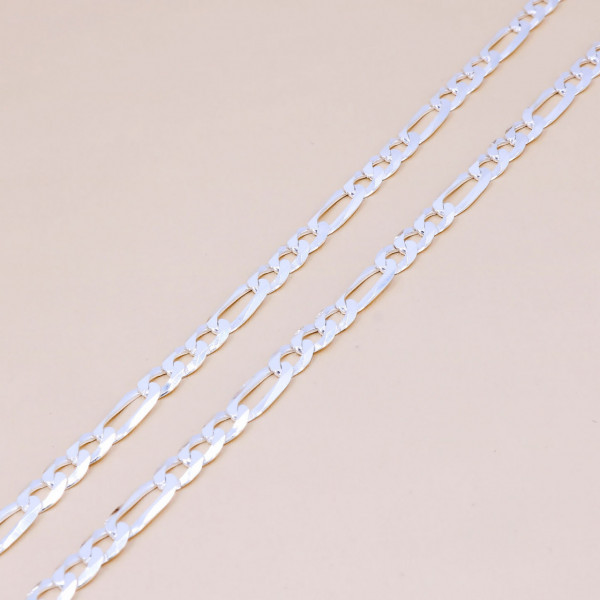 Lant Italy Barbati din Argint 925 cu zale Plate model 3+1 c1390